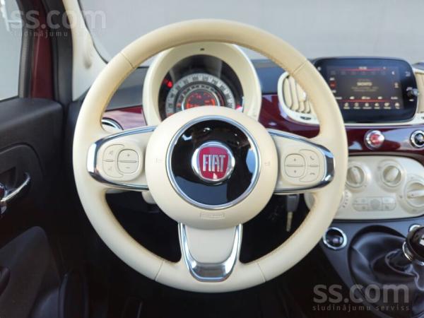 Violet Fiat 500 2021 in Riga, with an engine capacity of 1.20 L and mileage of 45 thousand km for 8590 €, photo 7 on AUTOMOTO.COM.LV