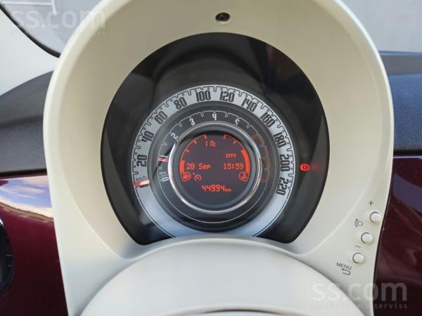 Violet Fiat 500 2021 in Riga, with an engine capacity of 1.20 L and mileage of 45 thousand km for 8590 €, photo 8 on AUTOMOTO.COM.LV