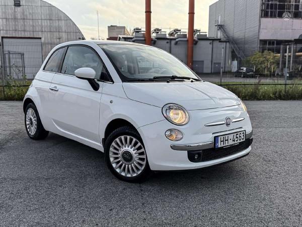 White Fiat 500 2009 in Jelgava, with an engine capacity of 1.24 L and mileage of 180 thousand km for 3200 €, photo 1 on AUTOMOTO.COM.LV