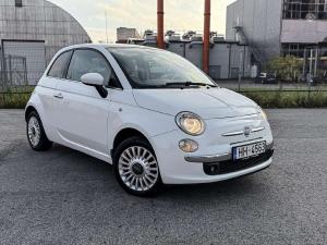 Balts Fiat 500 2009 Jelgava, ar dzinēja tilpumu 1.24 L un nobraukumu 180 tūkst. km par 3200 €, foto  vietnē AUTOMOTO.COM.LV