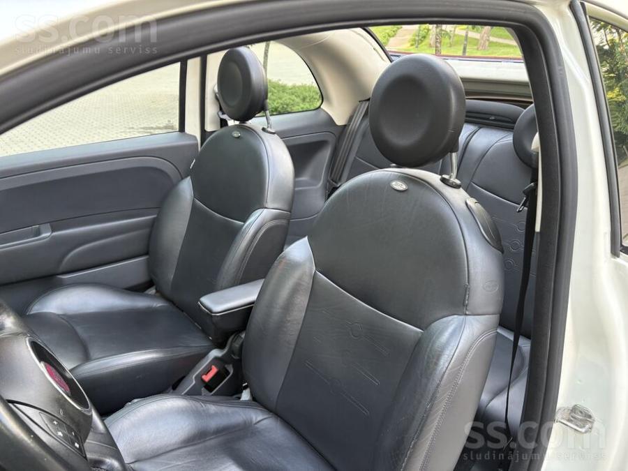 Balts Fiat 500 2010 Rīga, ar dzinēja tilpumu 1.20 L un nobraukumu 170 tūkst. km par 5200 €, foto 6 vietnē AUTOMOTO.COM.LV