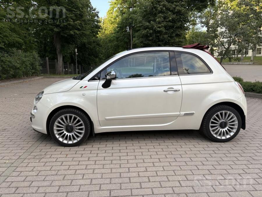Balts Fiat 500 2010 Rīga, ar dzinēja tilpumu 1.20 L un nobraukumu 170 tūkst. km par 5200 €, foto 9 vietnē AUTOMOTO.COM.LV