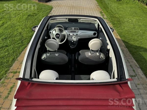 Balts Fiat 500 2011 Rīga, ar dzinēja tilpumu 1.40 L un nobraukumu 97 tūkst. km par 6750 €, foto 5 vietnē AUTOMOTO.COM.LV