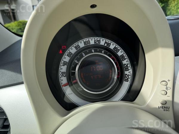 Balts Fiat 500 2011 Rīga, ar dzinēja tilpumu 1.40 L un nobraukumu 97 tūkst. km par 6750 €, foto 10 vietnē AUTOMOTO.COM.LV