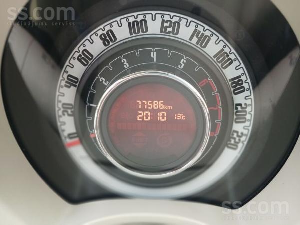Balts Fiat 500 2012 Rīga, ar dzinēja tilpumu 1.40 L un nobraukumu 78 tūkst. km par 4100 €, foto 4 vietnē AUTOMOTO.COM.LV