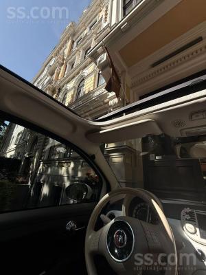 White Fiat 500 2015 in Riga, with an engine capacity of 1.20 L and mileage of 115 thousand km for 5000 €, photo 8 on AUTOMOTO.COM.LV