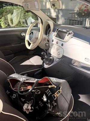 White Fiat 500 2015 in Riga, with an engine capacity of 1.20 L and mileage of 115 thousand km for 5000 €, photo 9 on AUTOMOTO.COM.LV