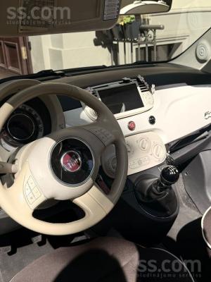 White Fiat 500 2015 in Riga, with an engine capacity of 1.20 L and mileage of 115 thousand km for 5000 €, photo 11 on AUTOMOTO.COM.LV