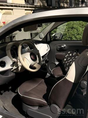 White Fiat 500 2015 in Riga, with an engine capacity of 1.20 L and mileage of 115 thousand km for 5000 €, photo 15 on AUTOMOTO.COM.LV