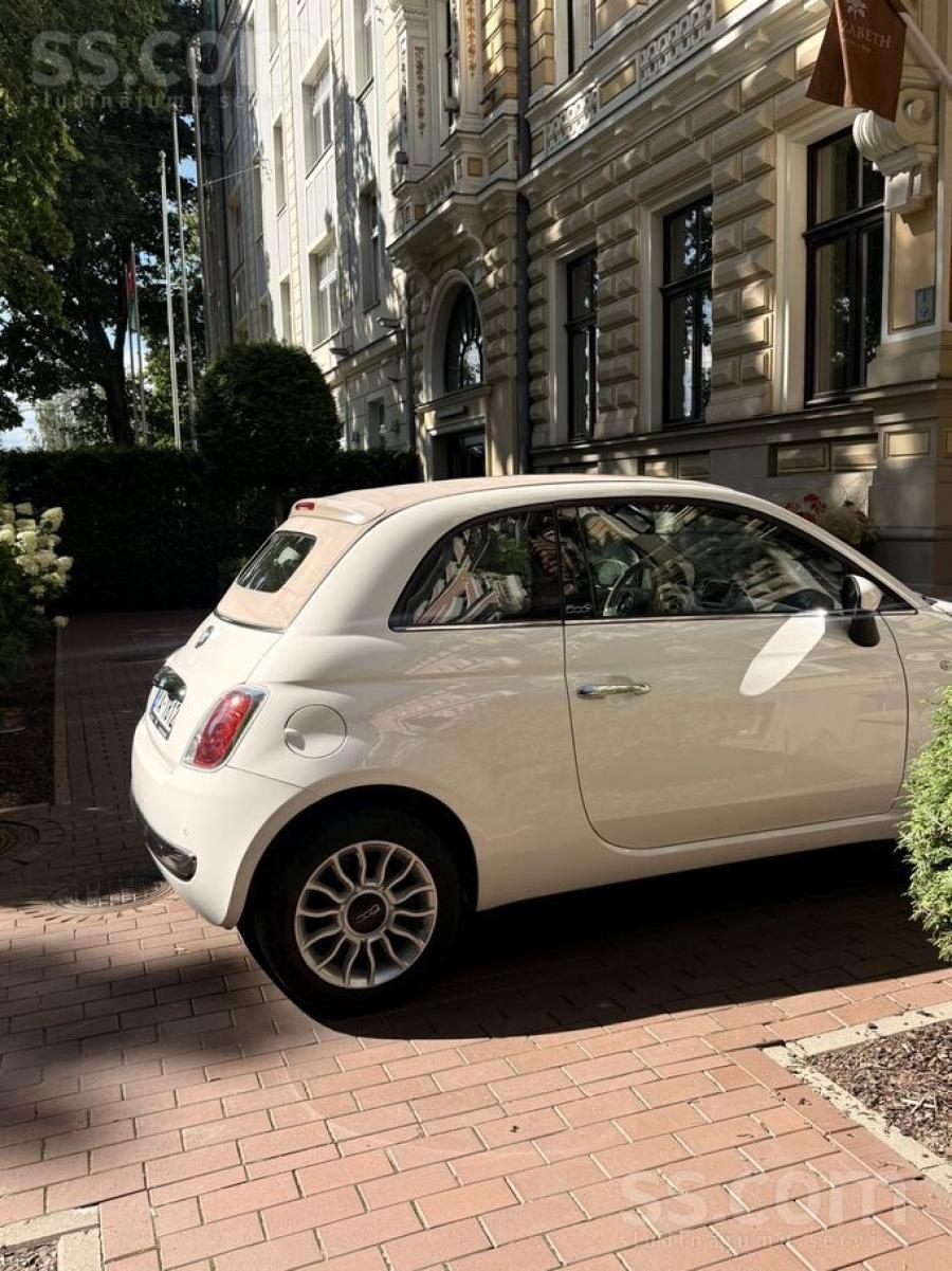 White Fiat 500 2015 in Riga, with an engine capacity of 1.20 L and mileage of 115 thousand km for 5000 €, photo 16 on AUTOMOTO.COM.LV