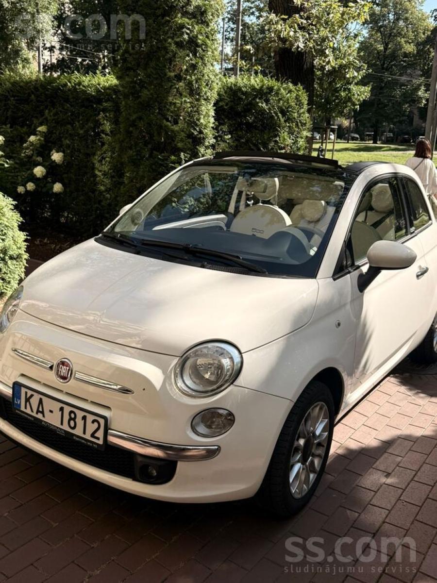 White Fiat 500 2015 in Riga, with an engine capacity of 1.20 L and mileage of 115 thousand km for 5000 €, photo 17 on AUTOMOTO.COM.LV