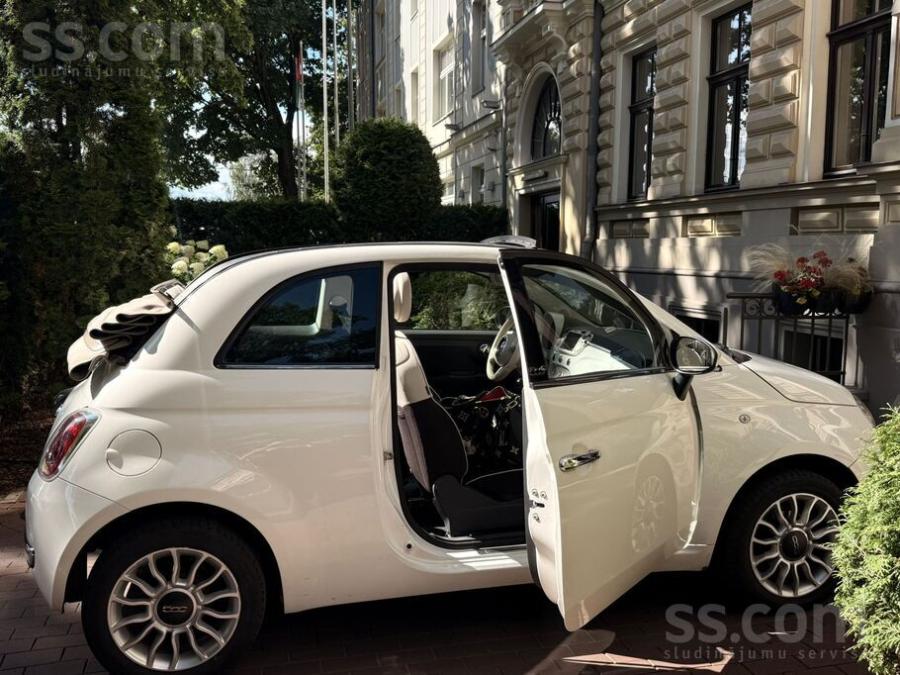White Fiat 500 2015 in Riga, with an engine capacity of 1.20 L and mileage of 115 thousand km for 5000 €, photo 18 on AUTOMOTO.COM.LV
