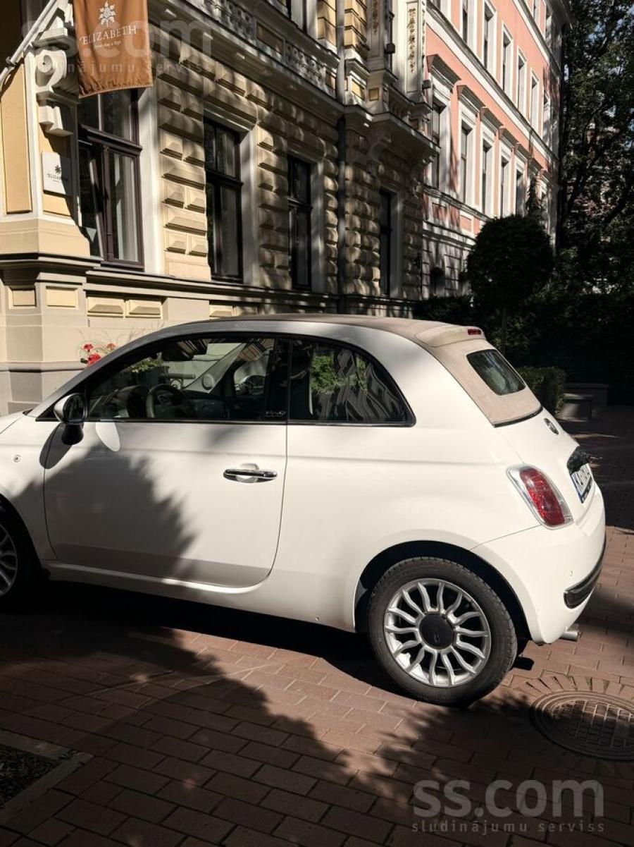 White Fiat 500 2015 in Riga, with an engine capacity of 1.20 L and mileage of 115 thousand km for 5000 €, photo 20 on AUTOMOTO.COM.LV