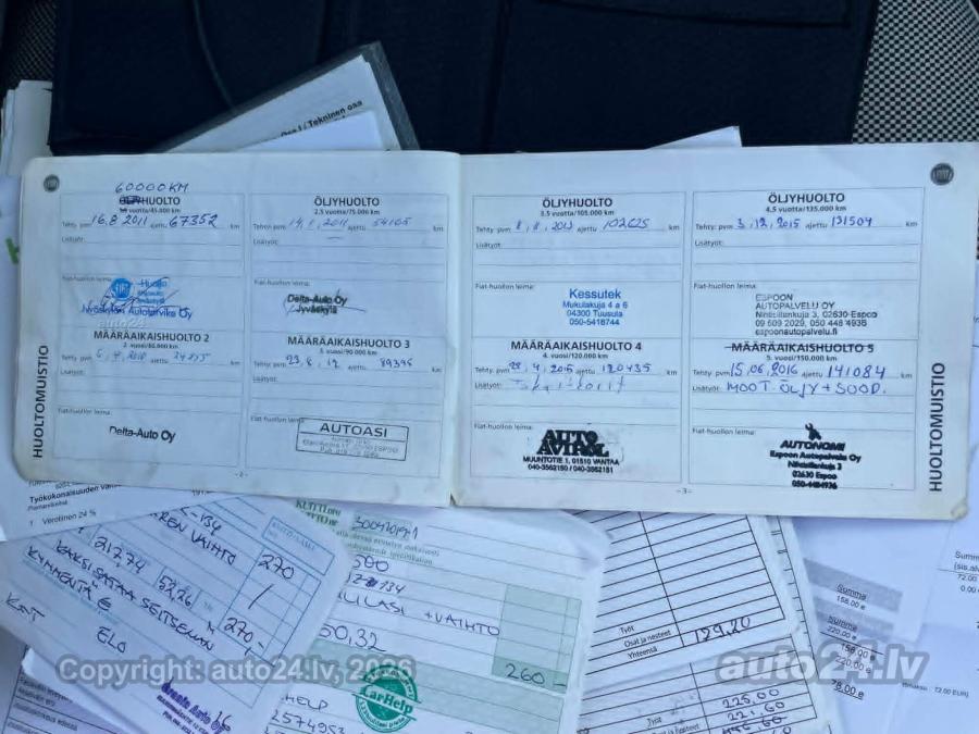 Белый Фиат 500 2008 в Таллин, объемом двигателя 1.30 л и пробегом 229 тыс. км за 2999 €, фото 16 на AUTOMOTO.COM.LV