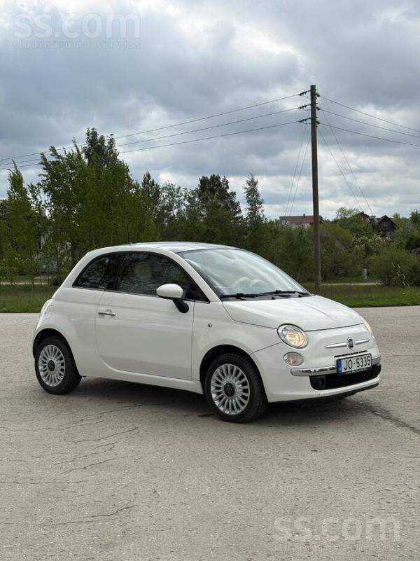 Balts Fiat 500 2008 Aizkraukle, ar dzinēja tilpumu 1.30 L un nobraukumu 196 tūkst. km par 3400 €, foto 3 vietnē AUTOMOTO.COM.LV