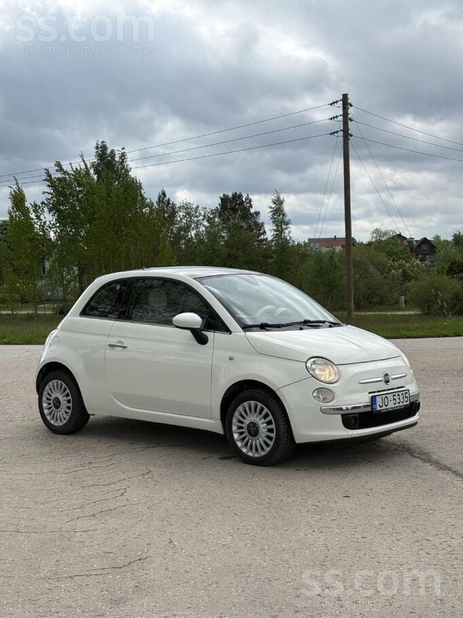 Balts Fiat 500 2008 Aizkraukle, ar dzinēja tilpumu 1.30 L un nobraukumu 196 tūkst. km par 3400 €, foto 4 vietnē AUTOMOTO.COM.LV