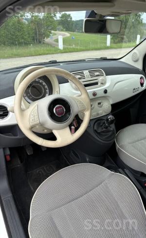 Balts Fiat 500 2008 Aizkraukle, ar dzinēja tilpumu 1.30 L un nobraukumu 196 tūkst. km par 3400 €, foto 7 vietnē AUTOMOTO.COM.LV