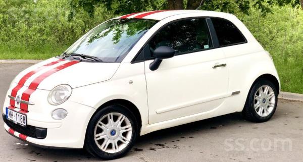 Balts Fiat 500 2008 Daugavpils, ar dzinēja tilpumu 1.20 L un nobraukumu 175 tūkst. km par 1500 €, foto 3 vietnē AUTOMOTO.COM.LV