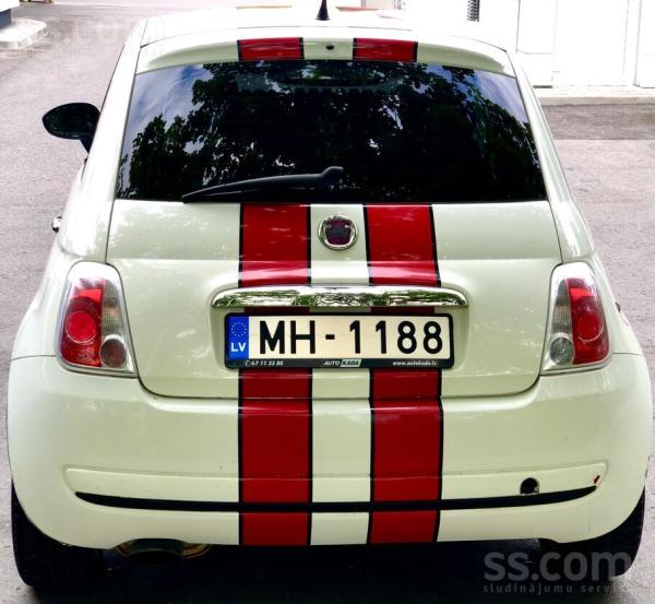 Balts Fiat 500 2008 Daugavpils, ar dzinēja tilpumu 1.20 L un nobraukumu 175 tūkst. km par 1500 €, foto 5 vietnē AUTOMOTO.COM.LV