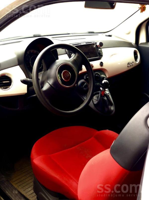 Balts Fiat 500 2008 Daugavpils, ar dzinēja tilpumu 1.20 L un nobraukumu 175 tūkst. km par 1500 €, foto 7 vietnē AUTOMOTO.COM.LV