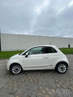 White Fiat 500 2014 in Riga, with an engine capacity of 1.20 L and mileage of 141 thousand km for 5000 €, photo  on AUTOMOTO.COM.LV