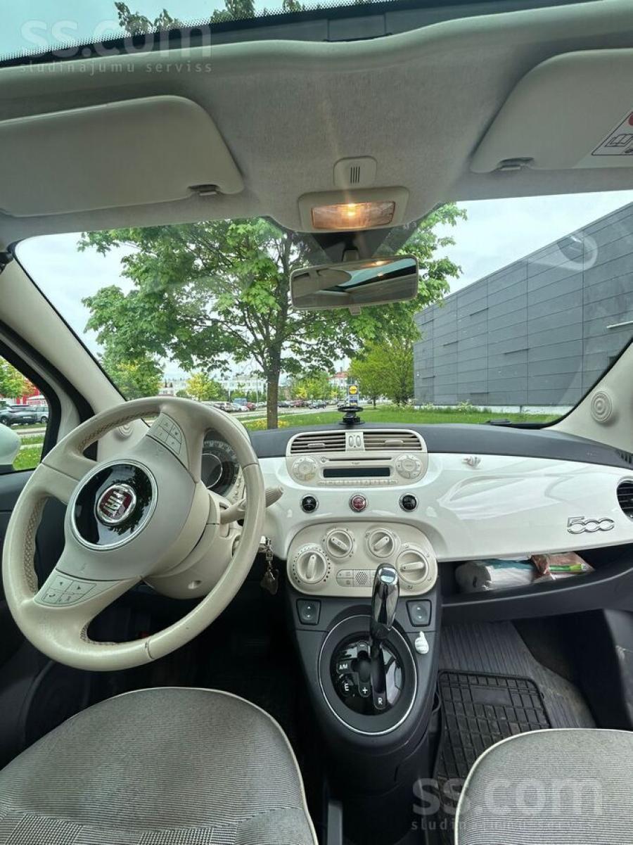 Balts Fiat 500 2014 Rīga, ar dzinēja tilpumu 1.20 L un nobraukumu 141 tūkst. km par 5000 €, foto 7 vietnē AUTOMOTO.COM.LV