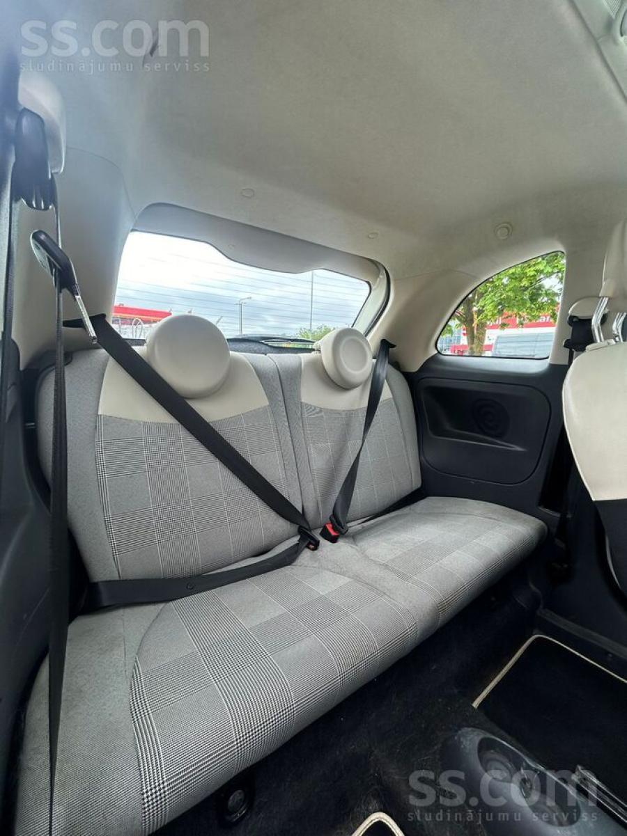 Balts Fiat 500 2014 Rīga, ar dzinēja tilpumu 1.20 L un nobraukumu 141 tūkst. km par 5000 €, foto 9 vietnē AUTOMOTO.COM.LV