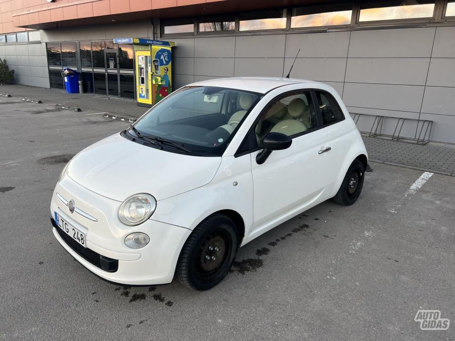 Balts Fiat 500 2008 Klaipėda, ar dzinēja tilpumu 1.30 L un nobraukumu 260 tūkst. km par 2170 €, foto 1 vietnē AUTOMOTO.COM.LV