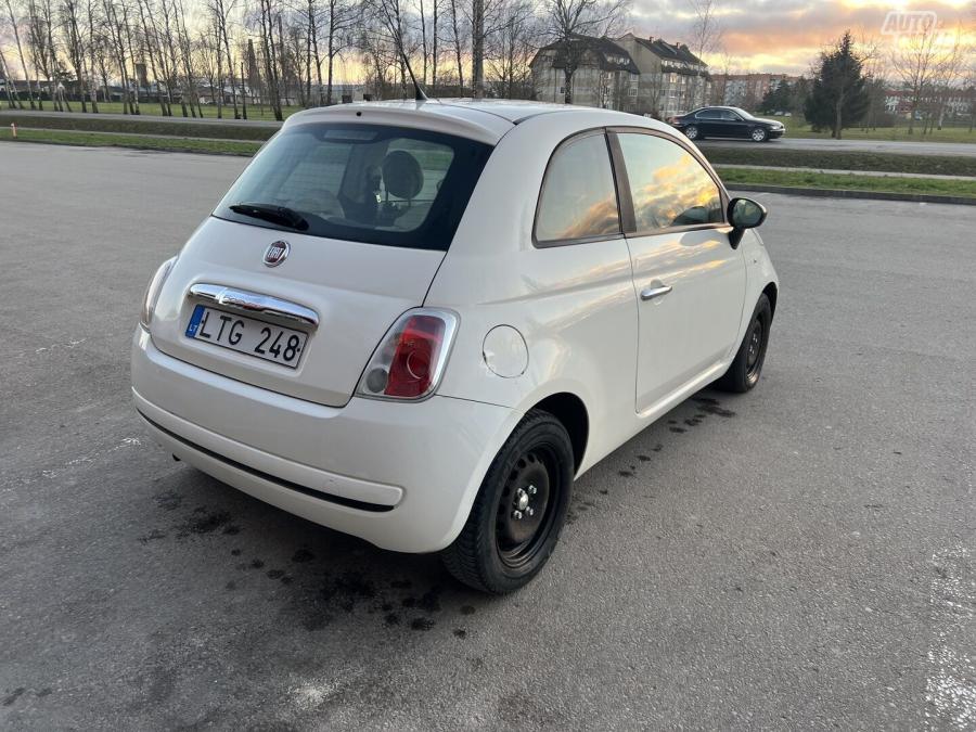 Balts Fiat 500 2008 Klaipėda, ar dzinēja tilpumu 1.30 L un nobraukumu 260 tūkst. km par 2170 €, foto 6 vietnē AUTOMOTO.COM.LV