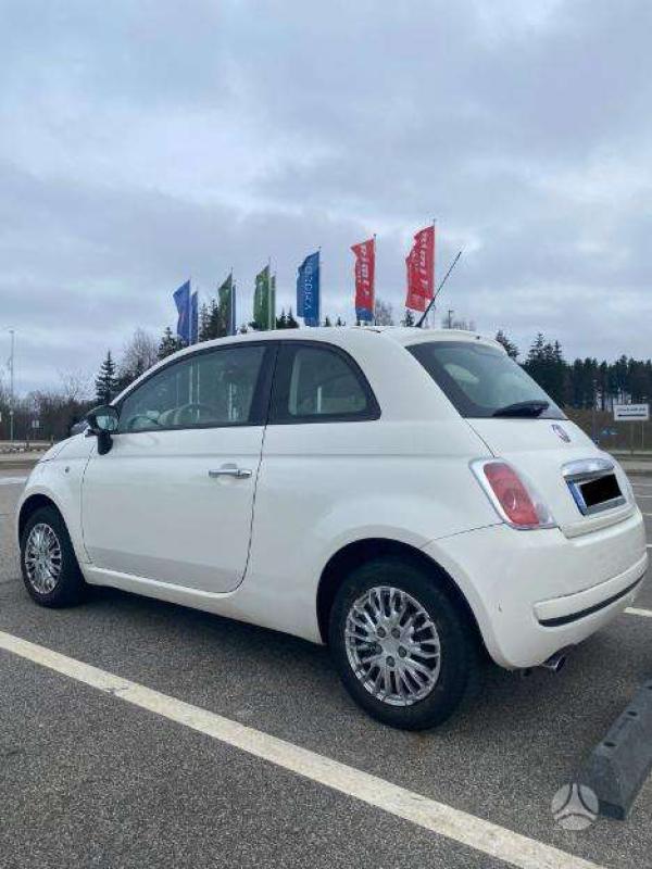 Balts Fiat 500 2008 Viļņa, ar dzinēja tilpumu 1.24 L un nobraukumu 194 tūkst. km par 2700 €, foto 6 vietnē AUTOMOTO.COM.LV