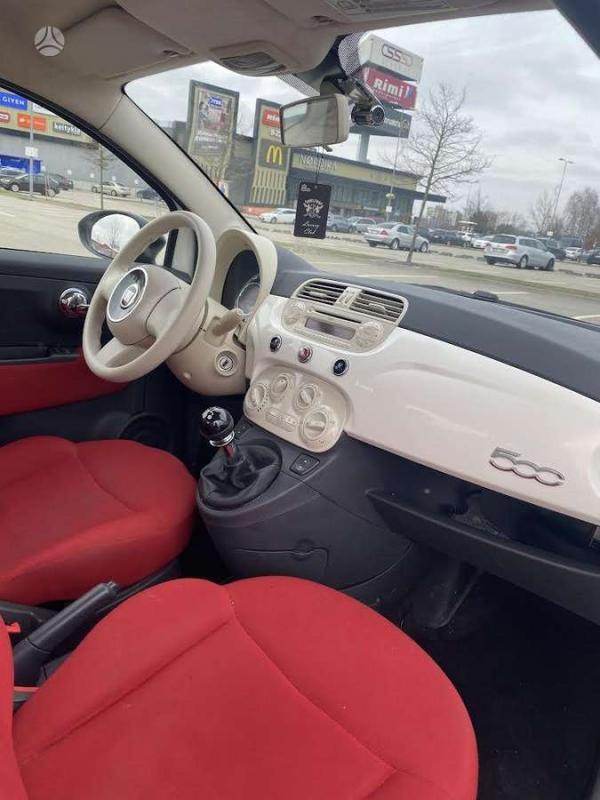 Balts Fiat 500 2008 Viļņa, ar dzinēja tilpumu 1.24 L un nobraukumu 194 tūkst. km par 2700 €, foto 10 vietnē AUTOMOTO.COM.LV