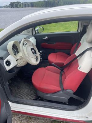 White Fiat 500 2008 in Ogre, with an engine capacity of 1.20 L and mileage of 230 thousand km for 2550 €, photo 8 on AUTOMOTO.COM.LV