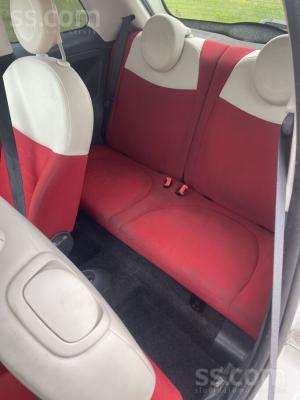 White Fiat 500 2008 in Ogre, with an engine capacity of 1.20 L and mileage of 230 thousand km for 2550 €, photo 9 on AUTOMOTO.COM.LV