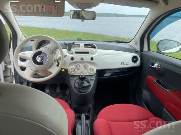 Balts Fiat 500 2008 Ogre, ar dzinēja tilpumu 1.20 L un nobraukumu 230 tūkst. km par 2550 €, foto 9 vietnē AUTOMOTO.COM.LV