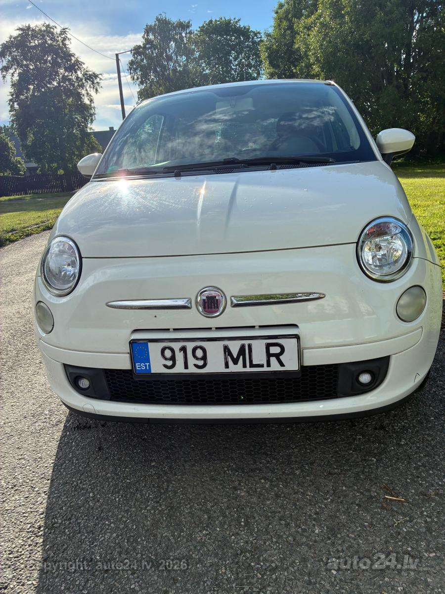 Balts Fiat 500 2008 Tallina, ar dzinēja tilpumu 1.40 L un nobraukumu 145 tūkst. km par 1499 €, foto 1 vietnē AUTOMOTO.COM.LV