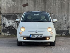 White Fiat 500 2008 in Liepaja, with an engine capacity of 1.40 L and mileage of 228 thousand km for 3525 €, photo 6 on AUTOMOTO.COM.LV