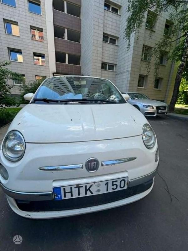 Balts Fiat 500 2008 Viļņa, ar dzinēja tilpumu 1.20 L un nobraukumu 145 tūkst. km par 3200 €, foto 2 vietnē AUTOMOTO.COM.LV