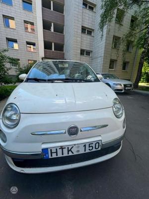 White Fiat 500 2008 in Vilnius, with an engine capacity of 1.20 L and mileage of 145 thousand km for 3200 €, photo 3 on AUTOMOTO.COM.LV
