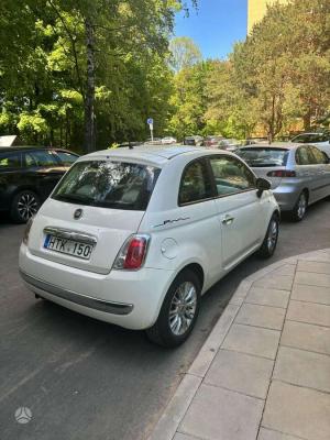 White Fiat 500 2008 in Vilnius, with an engine capacity of 1.20 L and mileage of 145 thousand km for 3200 €, photo 15 on AUTOMOTO.COM.LV