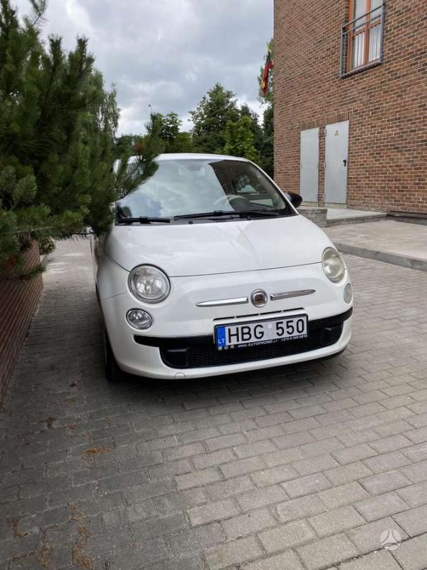 White Fiat 500 2008 in Vilnius, with an engine capacity of 1.24 L and mileage of 218 thousand km for 1999 €, photo 8 on AUTOMOTO.COM.LV
