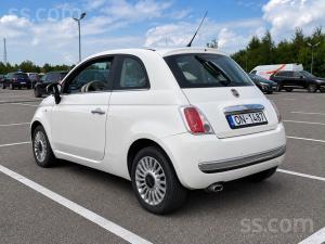 White Fiat 500 2008 in Daugavpils, with an engine capacity of 1.40 L and mileage of 0 thousand km for 3600 €, photo 5 on AUTOMOTO.COM.LV
