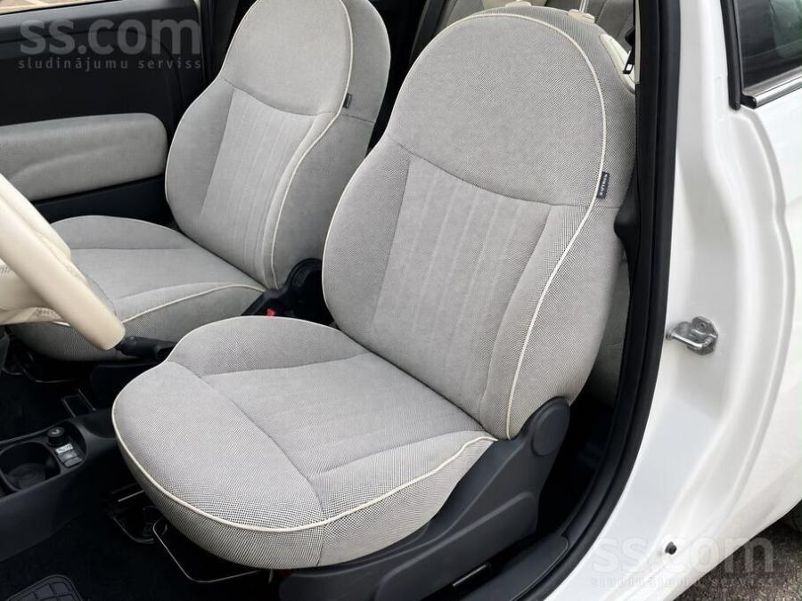 White Fiat 500 2008 in Daugavpils, with an engine capacity of 1.40 L and mileage of 0 thousand km for 3600 €, photo 6 on AUTOMOTO.COM.LV