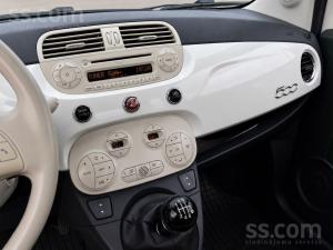 White Fiat 500 2008 in Daugavpils, with an engine capacity of 1.40 L and mileage of 0 thousand km for 3600 €, photo 8 on AUTOMOTO.COM.LV