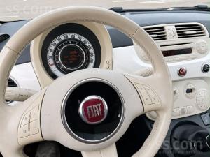 White Fiat 500 2008 in Daugavpils, with an engine capacity of 1.40 L and mileage of 0 thousand km for 3600 €, photo 9 on AUTOMOTO.COM.LV