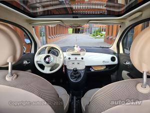 White Fiat 500 2008 in Tartu, with an engine capacity of 1.20 L and mileage of 105 thousand km for 2899 €, photo 14 on AUTOMOTO.COM.LV