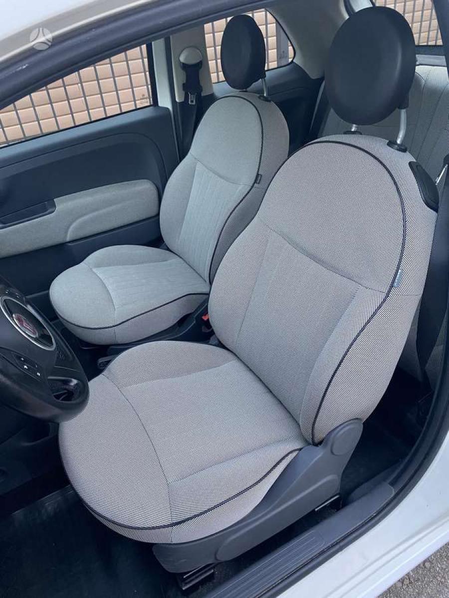 Balts Fiat 500 2008 Viļņa, ar dzinēja tilpumu 1.20 L un nobraukumu 93 tūkst. km par 3450 €, foto 11 vietnē AUTOMOTO.COM.LV