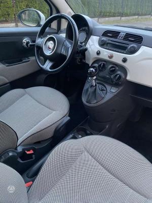 Balts Fiat 500 2008 Viļņa, ar dzinēja tilpumu 1.20 L un nobraukumu 93 tūkst. km par 3450 €, foto 20 vietnē AUTOMOTO.COM.LV