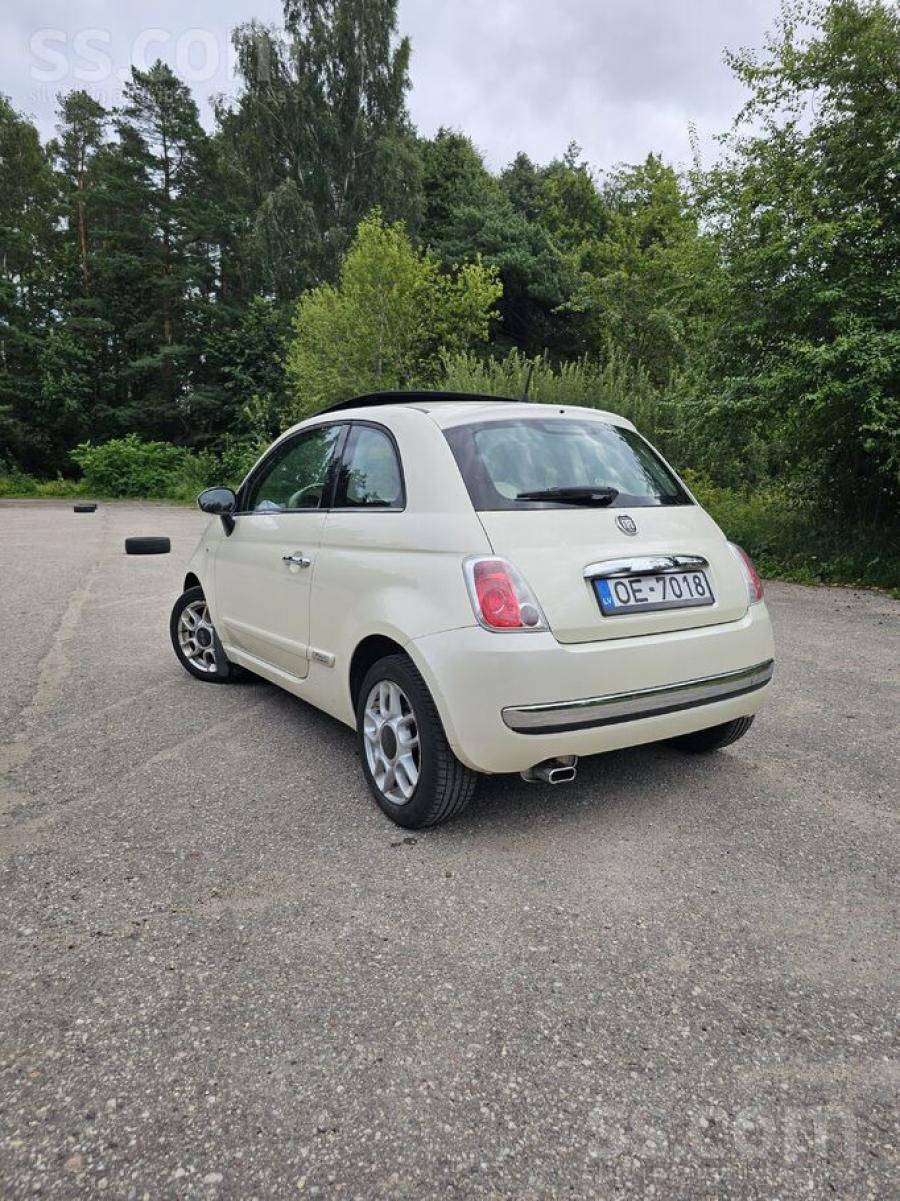 Balts Fiat 500 2008 Jūrmala, ar dzinēja tilpumu 1.40 L un nobraukumu 150 tūkst. km par 3550 €, foto 4 vietnē AUTOMOTO.COM.LV