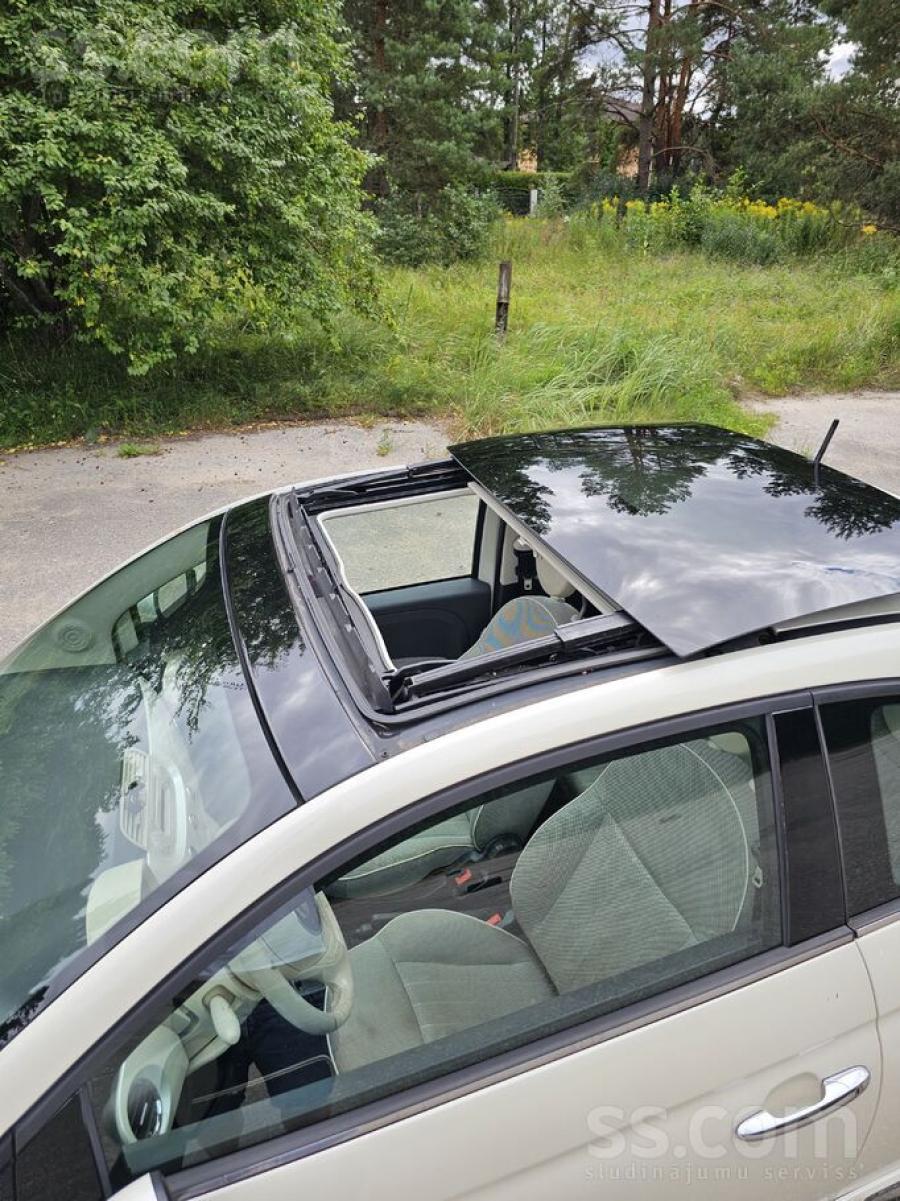 Balts Fiat 500 2008 Jūrmala, ar dzinēja tilpumu 1.40 L un nobraukumu 150 tūkst. km par 3550 €, foto 6 vietnē AUTOMOTO.COM.LV