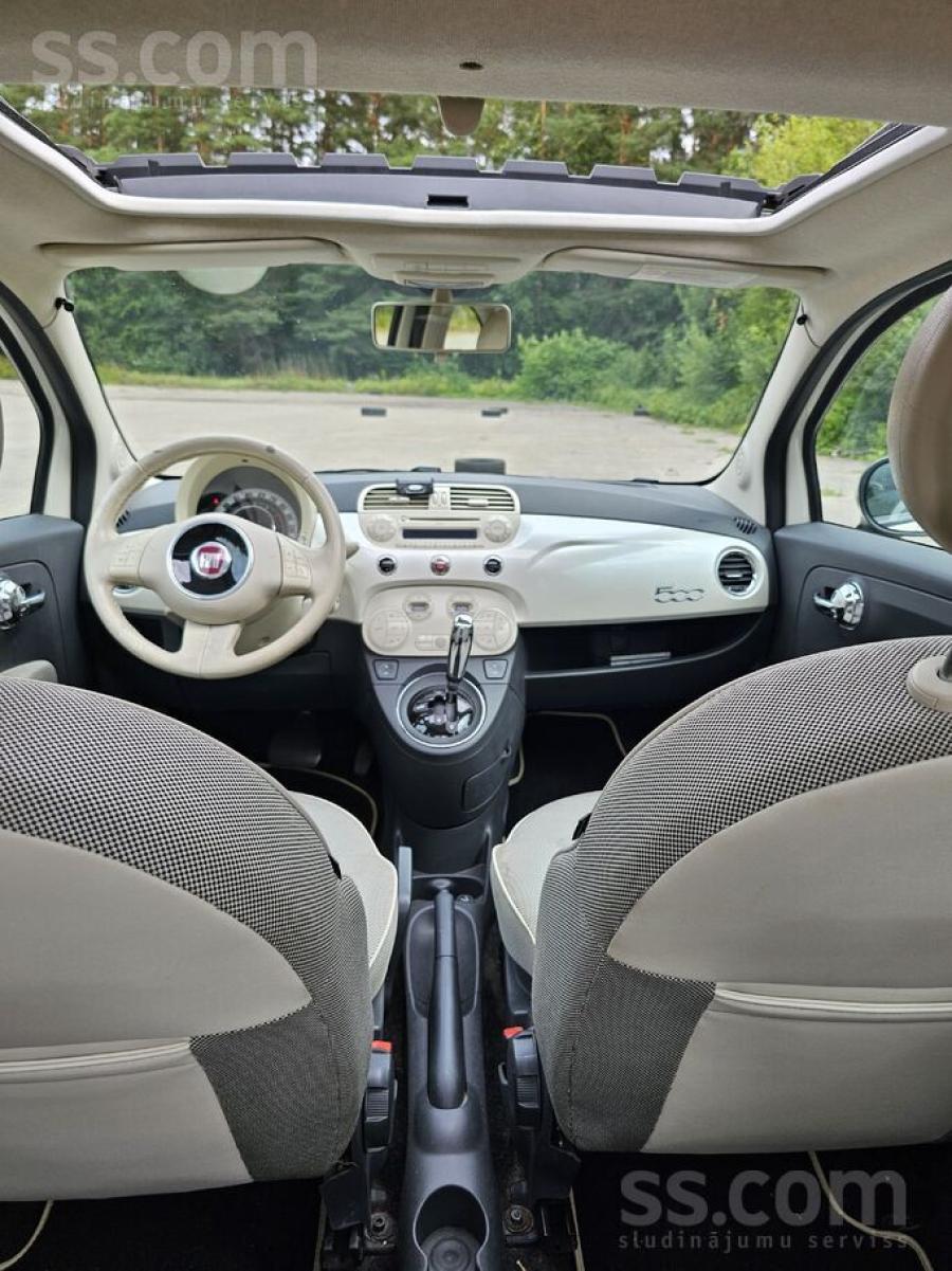 Balts Fiat 500 2008 Jūrmala, ar dzinēja tilpumu 1.40 L un nobraukumu 150 tūkst. km par 3550 €, foto 8 vietnē AUTOMOTO.COM.LV
